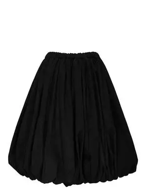 Comme Des Garçons Comme Des Garçons Girl Sculptural Cocoon Midi Skirt Black