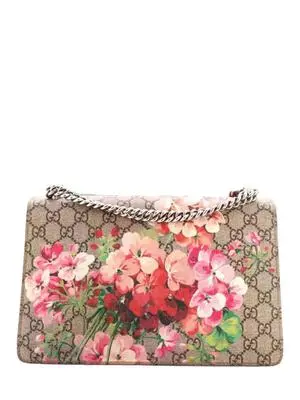 Gucci Dionysus Blooms Print Gg Coated Canvas Shoulder Bag - Multicolour