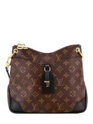 LOUIS VUITTON Louis Vuitton Odeon NM Handbag Monogram Canvas Crossbody Bag Brown