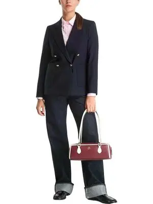 Gant Double-breasted Peak-lapel Blazer - Blue