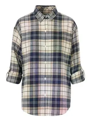 Barbour Elishaw Relaxed Long-sleeved Shirt - Neutrals