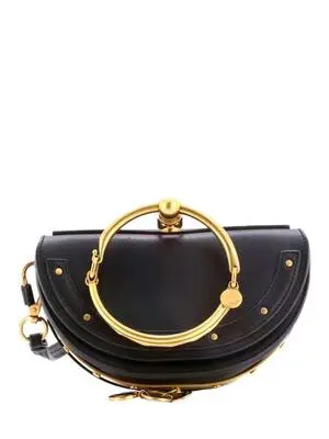 Chloé Nile Leather Mini Crossbody Bag - Black