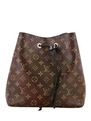 LOUIS VUITTON Monogram Canvas Neonoe Mm Bucket Bag - Brown