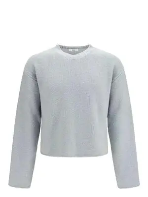 RIER Ribbed-knit V-neck Sweater - Grey