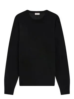 FURSAC Crew-neck Wool Sweater - Black