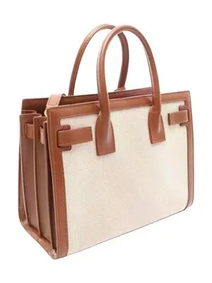 Saint Laurent Baby Sac De Jour Handbag - Neutrals