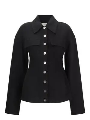 Sportmax Sportmax Arena Short Panelled Wool Jacket Black