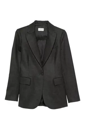 P.a.r.o.s.h Ludy Single-breasted Notched-lapels Blazer - Grey