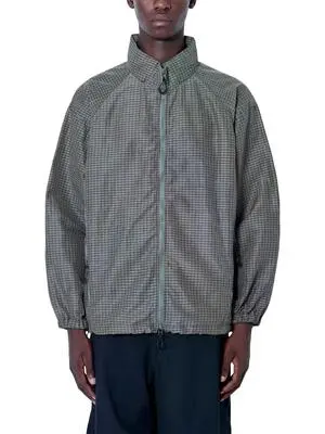 Comme Des Garçons Checked Hooded Jacket - Green