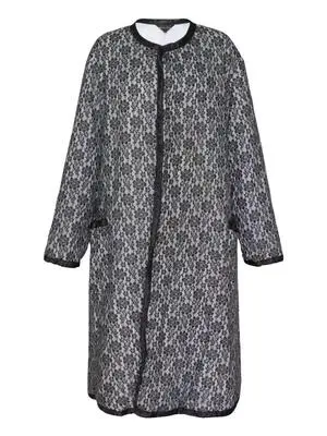 COMME DES GARÇONS Comme Des Garçons Lace-Overlay Longline Coat