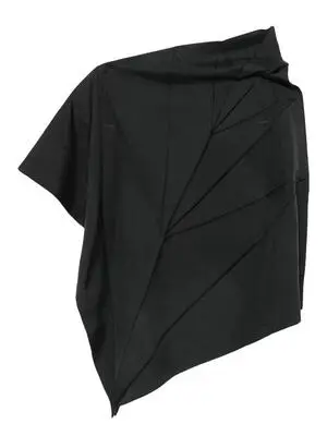 Issey Miyake Origami-pleated Asymmetric Top - Black