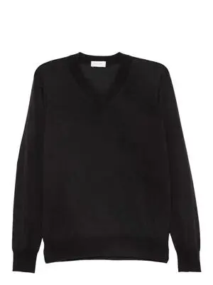 PAOLO PECORA V-neck Sweater - Black