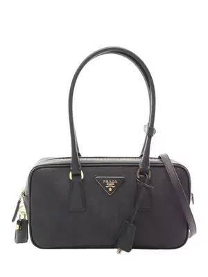Prada Saffiano Lux Handbag - Black