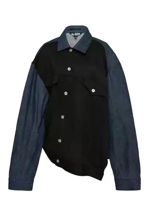 COMME DES GARÇONS Black Comme Des Garçons Panelled Asymmetric Jacket