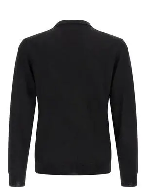 SLOWEAR Crew-neck Ribbed-trim T-shirt - Black