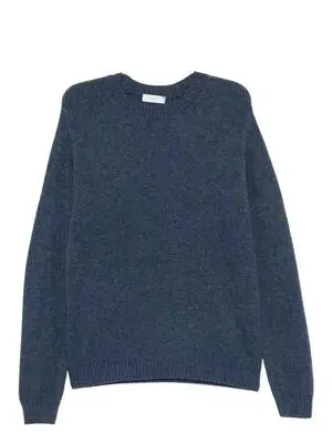 Boglioli Crew-neck Knitted Sweater - Blue