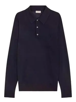 FURSAC Long-sleeve Wool Polo Shirt