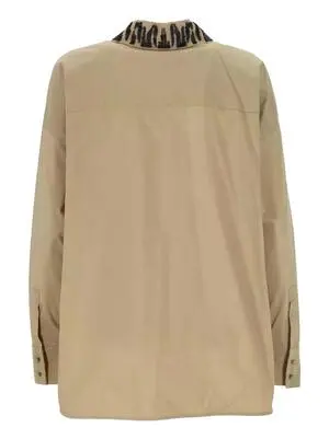 Max Mara Max Mara Bead-Embellished Shirt Neutrals