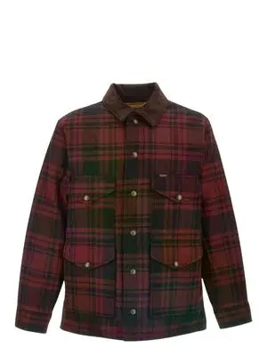 Filson Check-pattern Corduroy-collar Jacket - Red