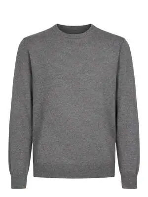 FRANZESE COLLECTION Stefano De Martino Hand-sewn Sweater - Grey