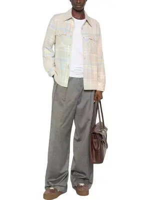 KUJTEN Kujten Lumber Check-Pattern Button-Up Shirt