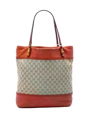 Gucci Large Gg Canvas Laidback Crafty Tote Bag - Neutrals