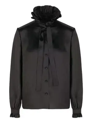 GUCCI Gucci Silk-Satin Shirt With Bow
