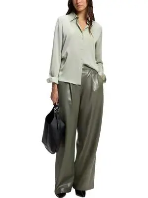 BOSS BOSS Pleated Wide-Leg Trousers