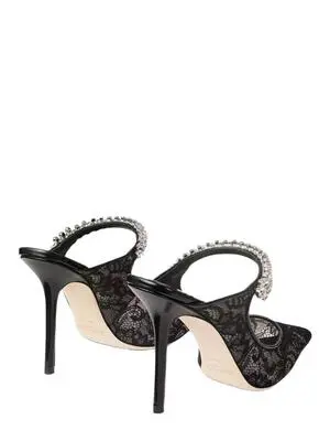 JIMMY CHOO Bing 100 Mules - Black