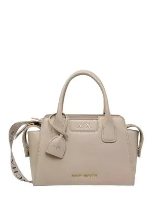 Armani Exchange Logo-plaque Tote Bag - Neutrals