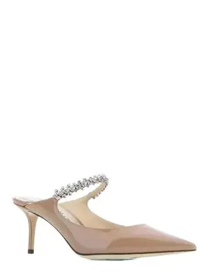 JIMMY CHOO Bing 65 Mules - Neutrals