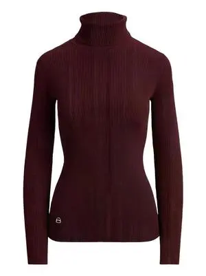 Ralph Lauren Rib-knit Turtleneck Sweater - Red