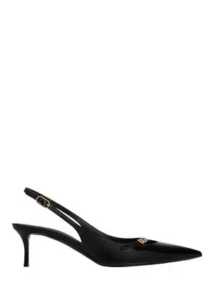 DOLCE & GABBANA Dolce & Gabbana Logo-Detail Pointed-Toe Pumps