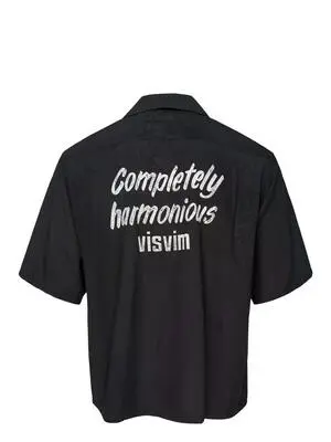 Visvim Logo-print Short-sleeve Shirt - Black