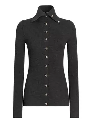 DOLCE & GABBANA Dolce & Gabbana Ribbed Wool Cardigan