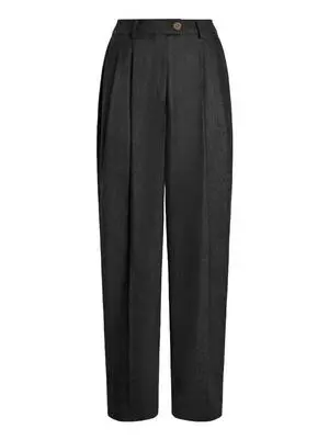 DOLCE & GABBANA Dolce & Gabbana Wool Flannel Pleated Trousers