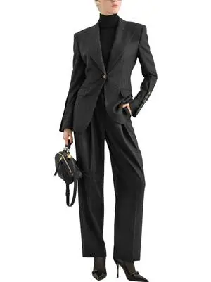Dolce & Gabbana Turlington Wool Flannel Jacket - Grey