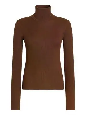 Dolce & Gabbana Cashmere Turtleneck Pullover - Brown
