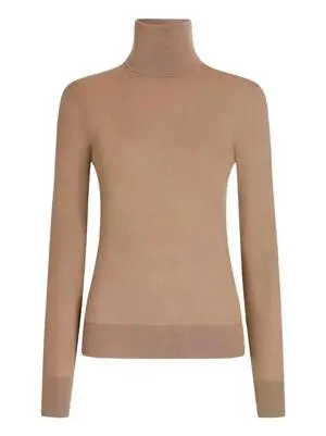 Dolce & Gabbana Cashmere Turtleneck Pullover - Brown