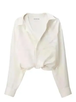 Alexander Wang Pre-styled Cami Top With Shirt - Neutrals