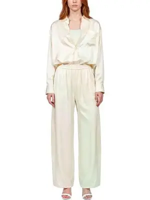 Alexander Wang Pre-styled Cami Top With Shirt - Neutrals