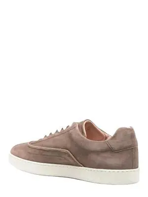 Fabiana Filippi Bead-embellished Suede Sneakers - Brown