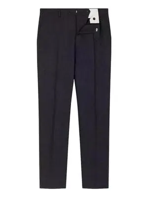 FURSAC Virgin-wool Tailored Trousers - Blue