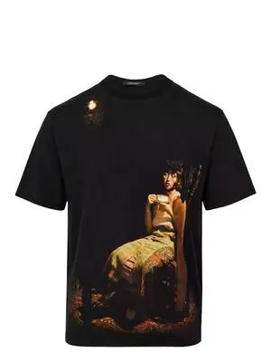 Undercover Cindy Sherman Seat Down Cotton T-shirt - Black