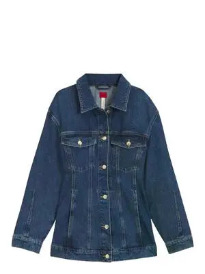 Hugo Button-fastening Denim Jacket - Blue