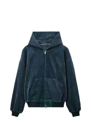 Alexander Wang Alexander Wang Brushed Denim Sweatpants Blue