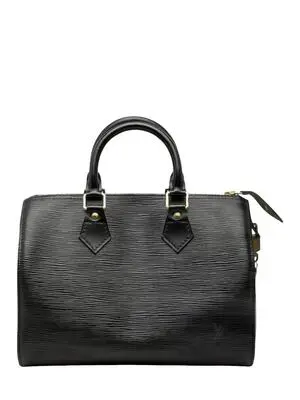 LOUIS VUITTON Epi Speedy 25 Boston Bag - Black