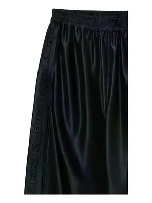 Alexander Wang Embossed-logo Track Pants - Black