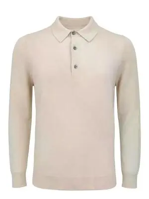 FRANZESE COLLECTION Stefano De Martino Long-sleeve Polo Shirt - Neutrals