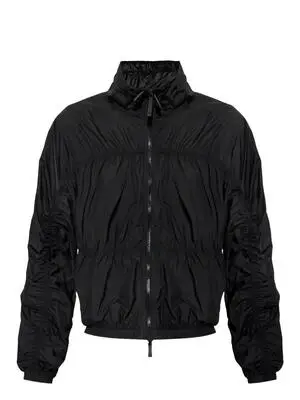 EMPORIO ARMANI Emporio Armani Ruched Zip-Up Jacket